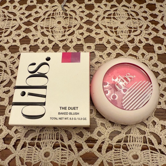 Dibs | Makeup | Dibs Baked Blush Duo In Vip Pink | Poshmark